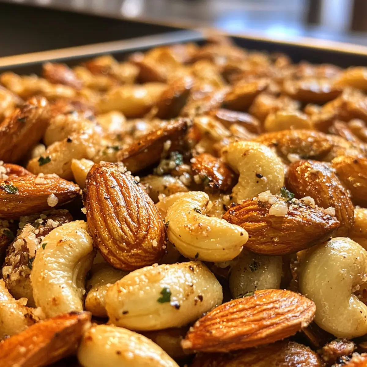 Garlic Parmesan Roasted Nuts for the Ultimate Snack Attack – Made by Ranis