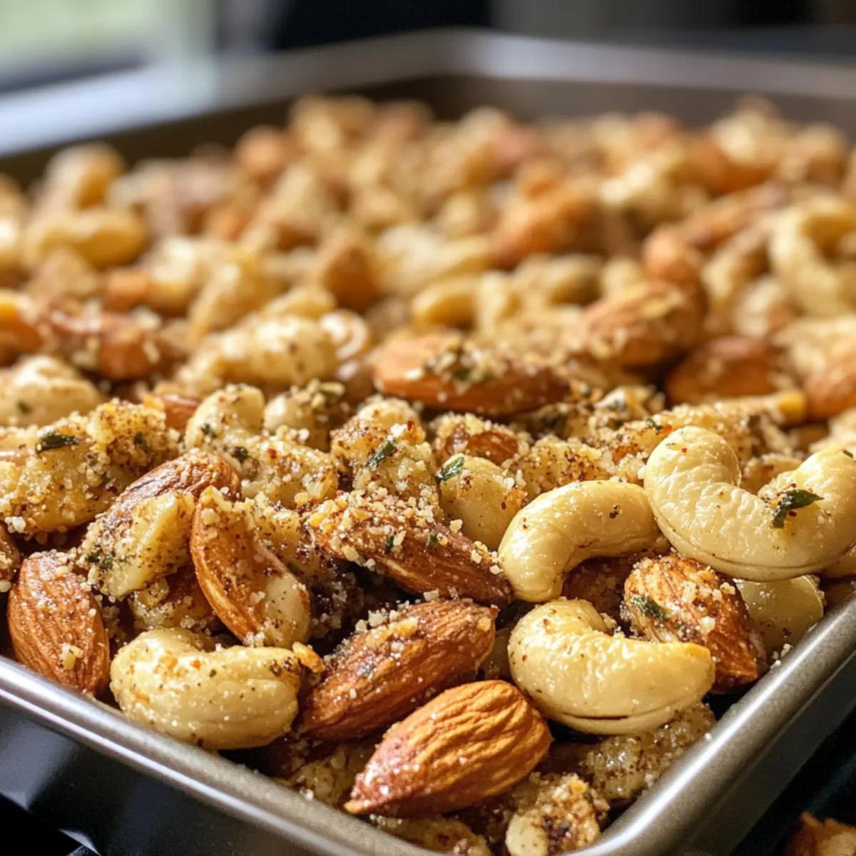 Garlic Parmesan Roasted Nuts for the Ultimate Snack Attack – Made by Ranis